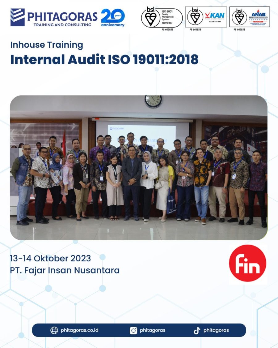 Inhouse Training Internal Audit ISO 19011:2018 - PT. Fajar Insan Nusantara | Training Ahli K3 ...