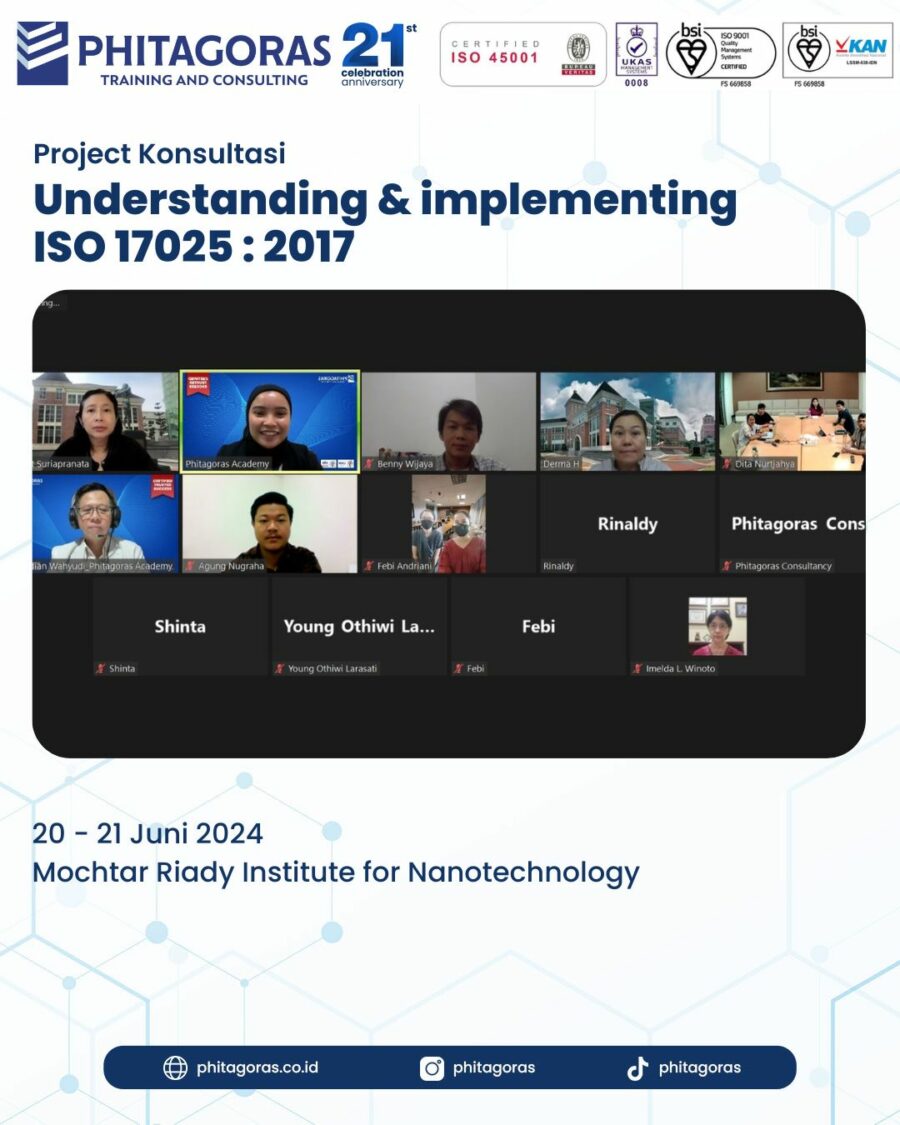 Project Konsultasi Understanding & Implementing ISO 17025:2017 - Mochtar Riady Institute for ...