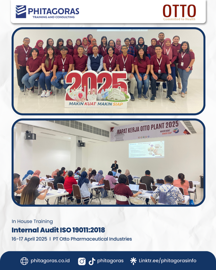 In House Training Internal Audit ISO 19011:2018 - PT Otto Pharmaceutical Industries 16-17 April ...