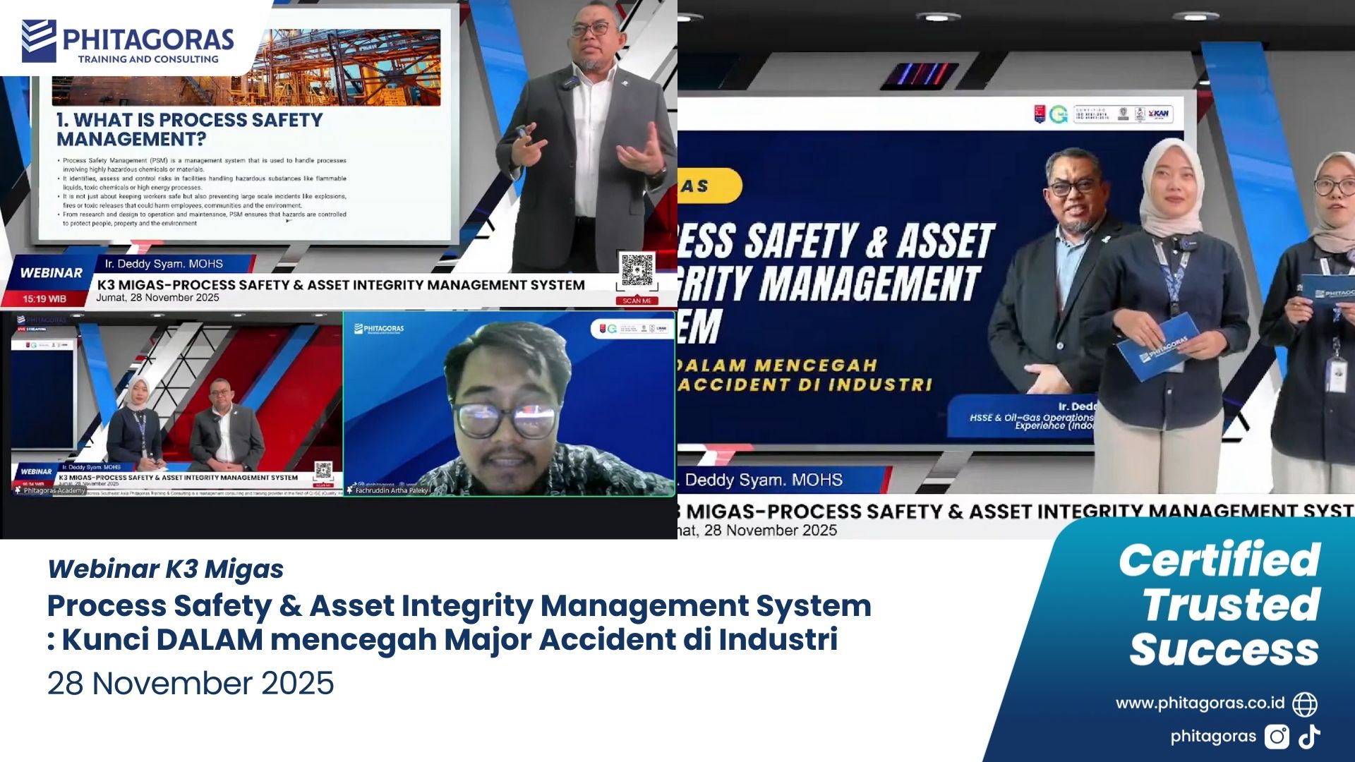 Foto Kegiatan Webinar K3 Migas - Process Safety & Asset Integrity ...