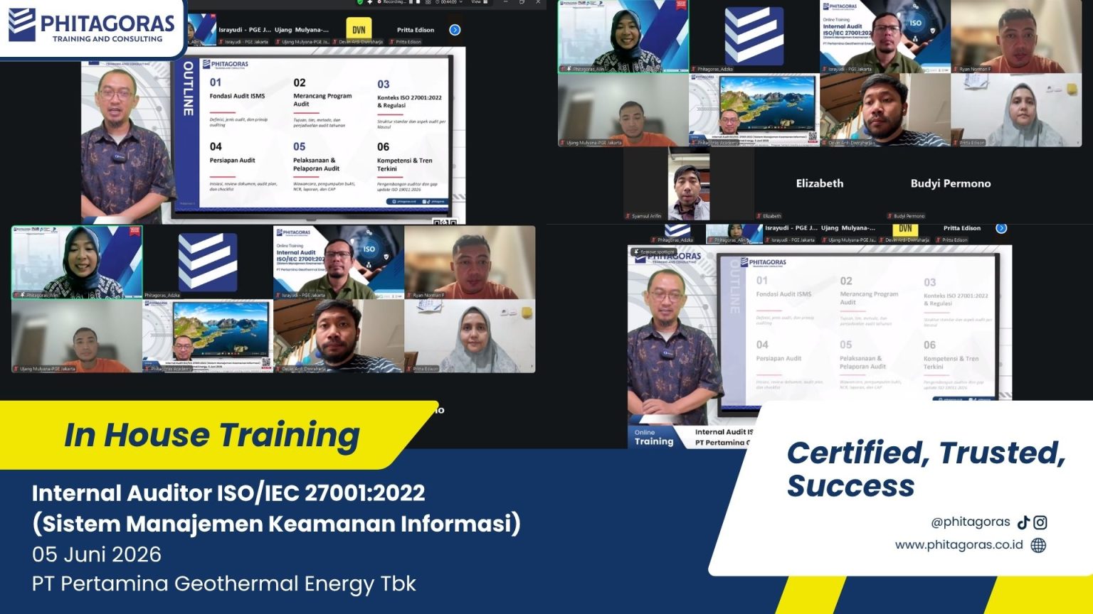In House Training Internal Auditor ISO/IEC 27001:2022 (Sistem Manajemen ...